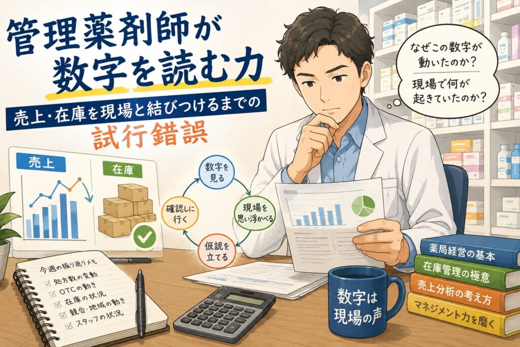 管理薬剤師が数字を読む力：売上・在庫を現場と結びつけるまでの試行錯誤｜4児パパの仕事子育て奮闘記
